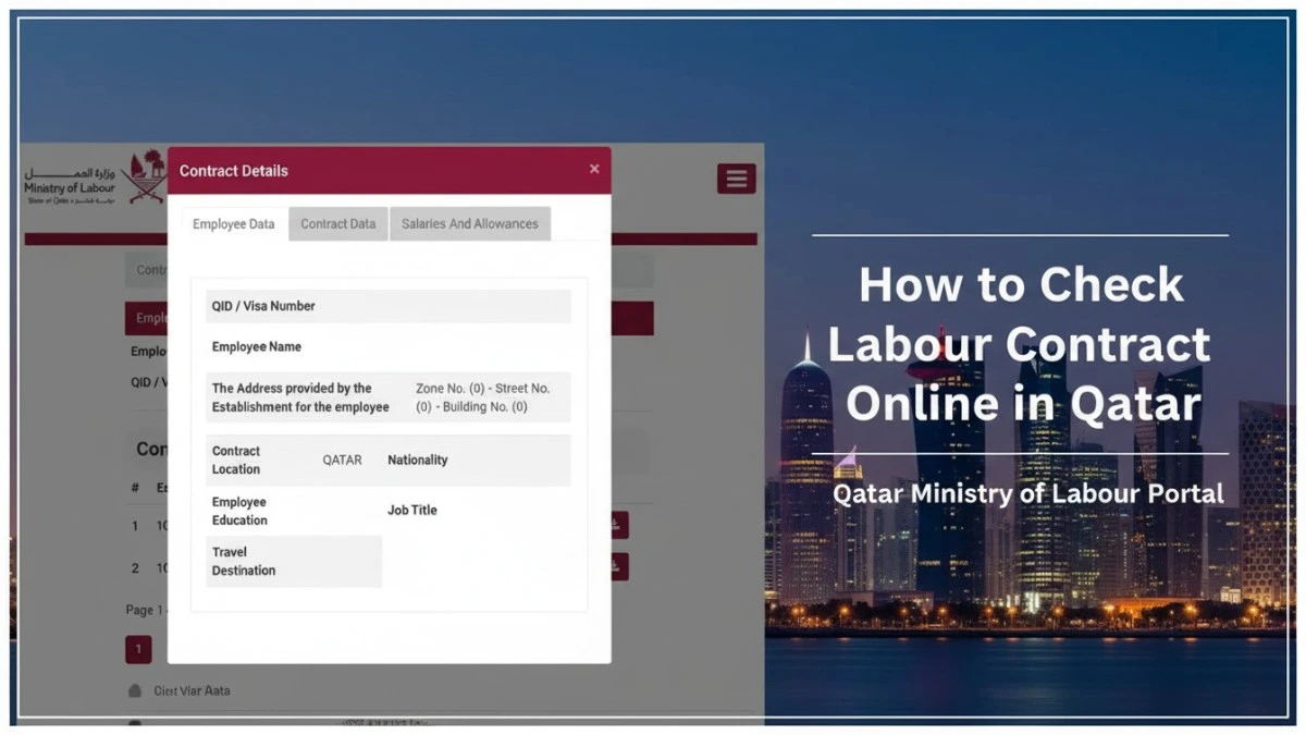 How to Check Labour Contract Online in Qatar? Easy Guide! | Saakin.qa